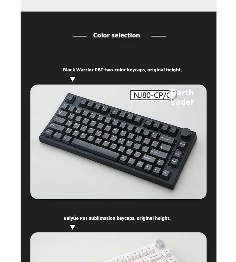 Keydous NJ80-CP/81-CP Magnetic axis gaming mechanical keyboard | Shopee ...