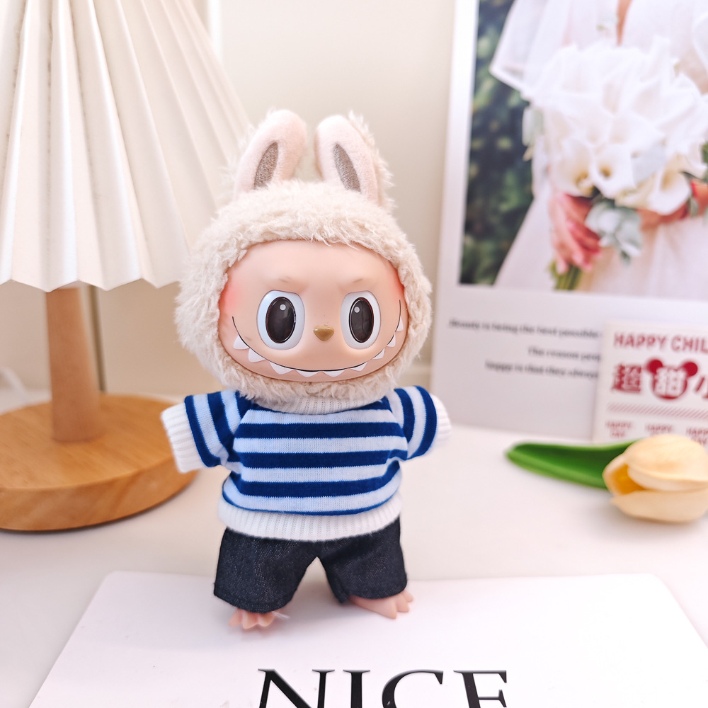 Labubu macaron dress, photographer's outfit, fits 17cm LABU | Shopee ...
