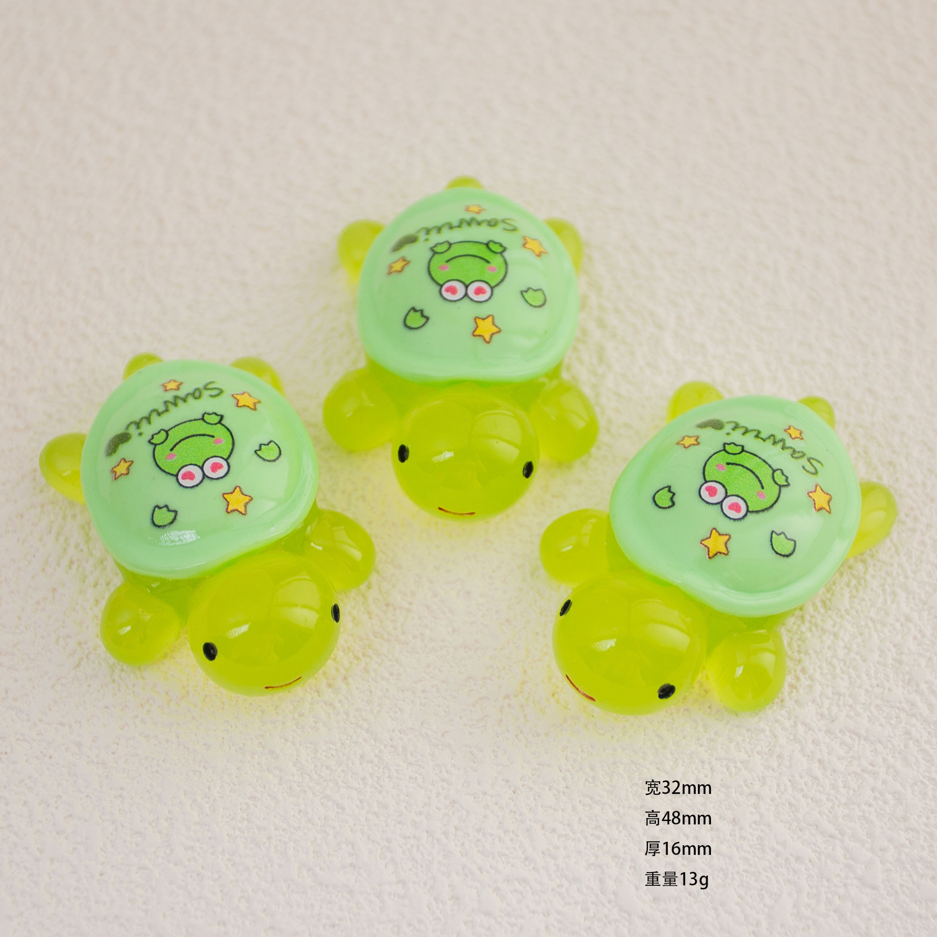 Sanrio Luminous Little Turtle, Aquarium Accessories, (Recommended to ...