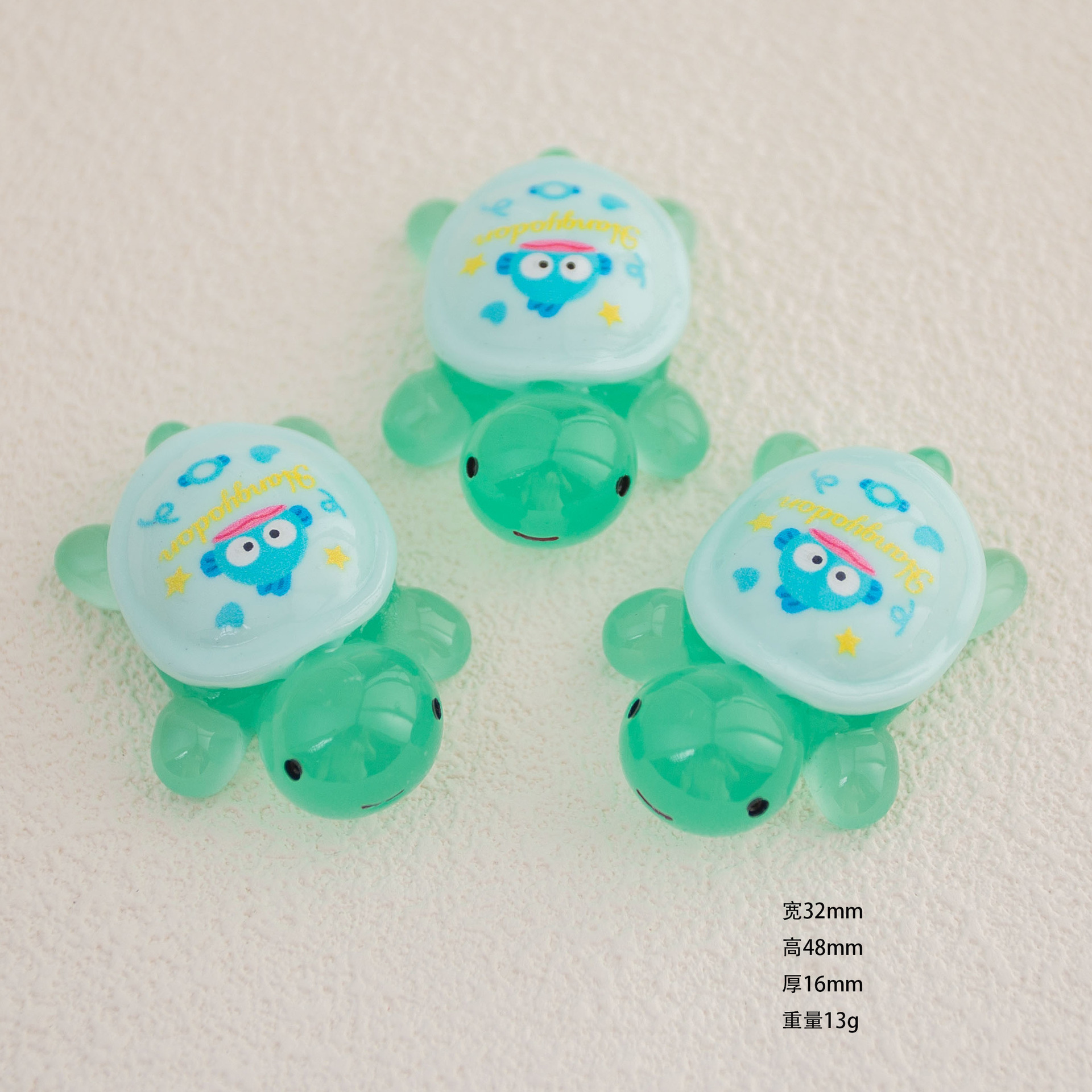 Sanrio Luminous Little Turtle, Aquarium Accessories, (Recommended to ...