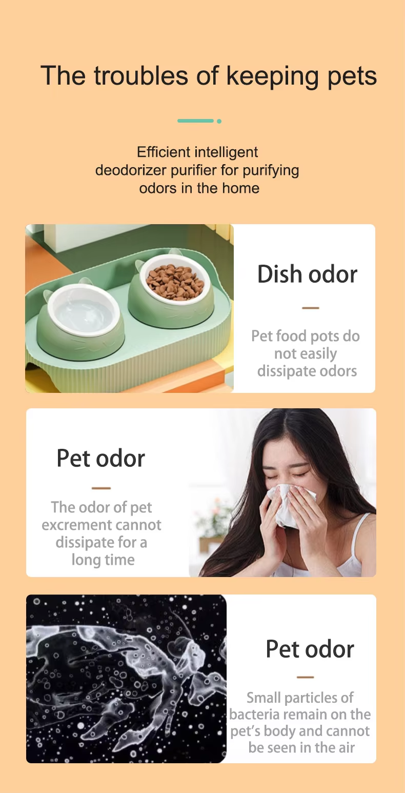 Keromee Pet deodorization purifier, ozone odor deodorization ...