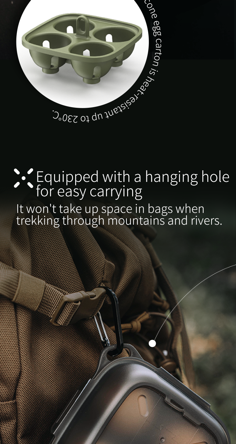 Awada 2 in 1 Multifunctional Egg Container Outdoor Shockproof Egg ...