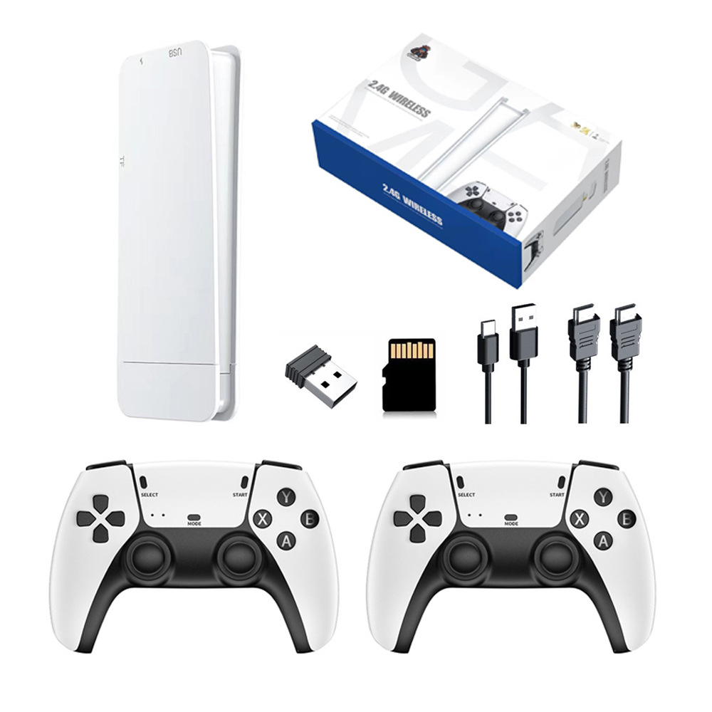 64GB 20000Game 4K Game Stick 2.4G Wireless Controllers HD Output M15 ...