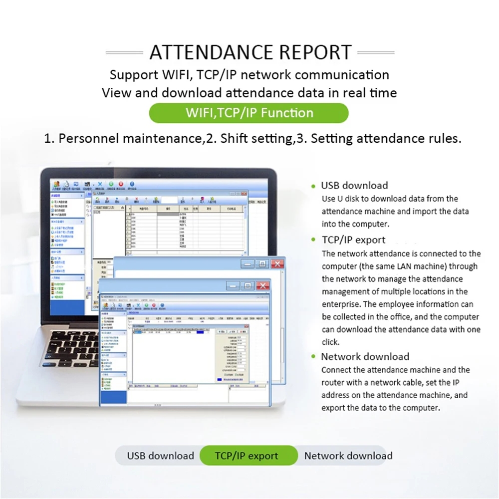 Linx Wifi Uf100 Biometric Fingerprint Face Recognition Time Attendance Machine System With