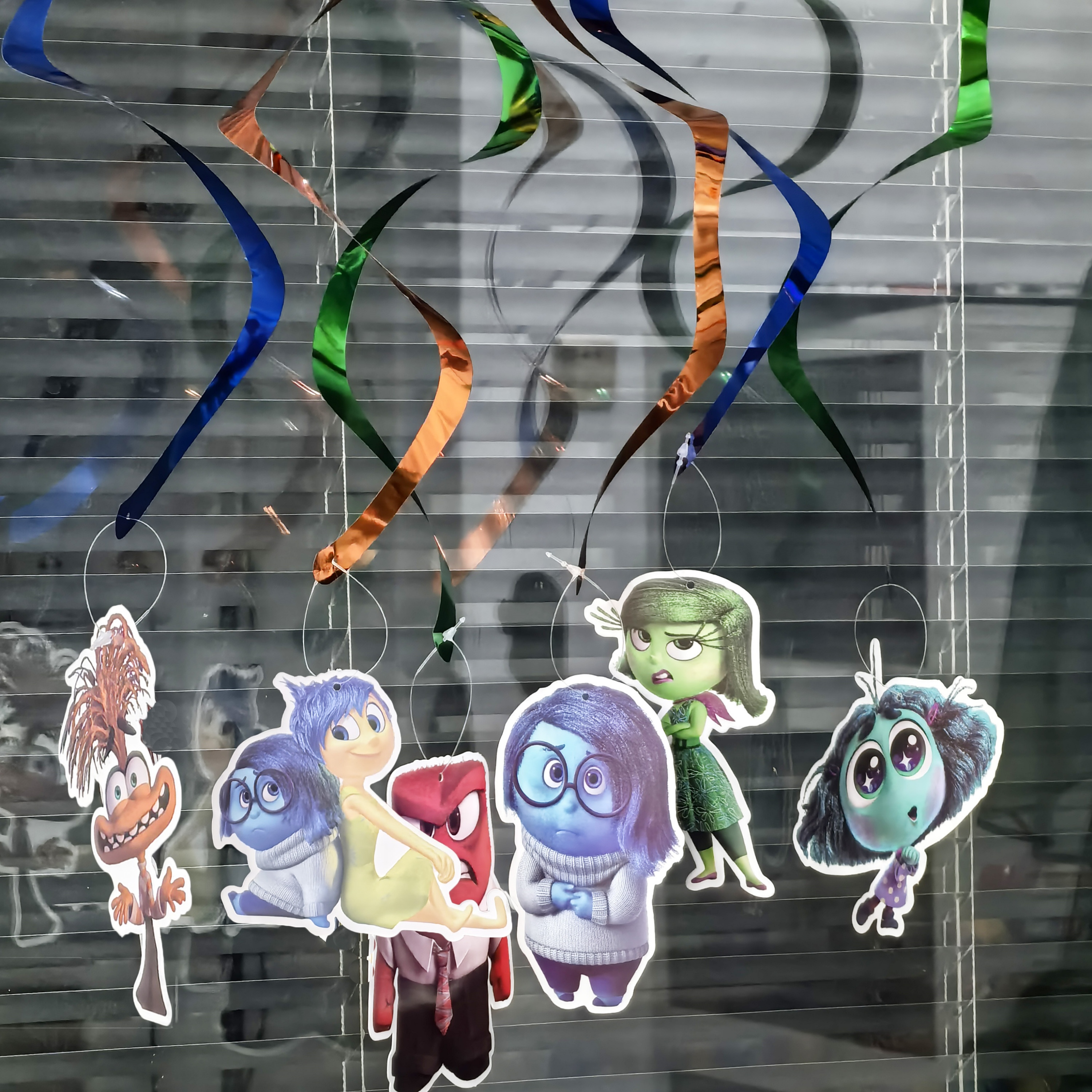 New Inside Out Birthday Cartoon Theme Children's Party Decoration Cute ...
