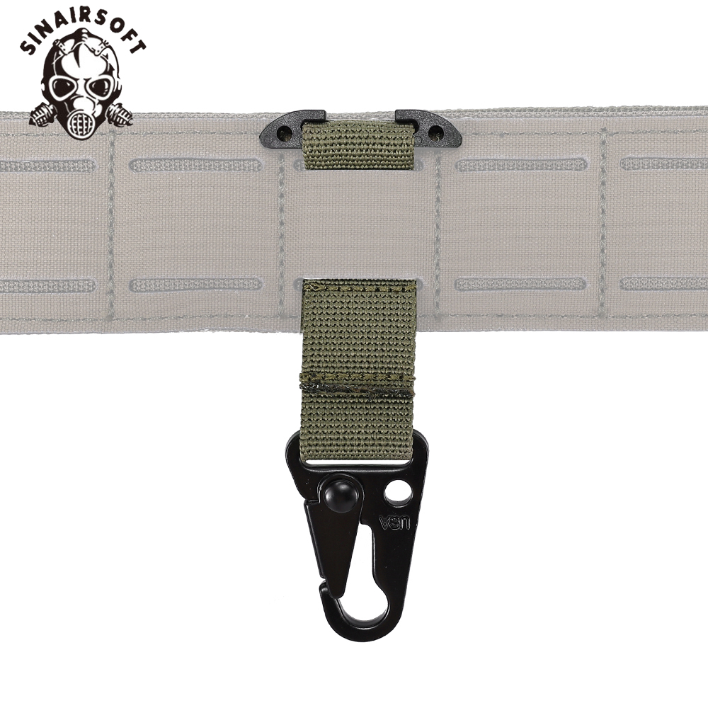 SINAIRSOFT Tactical Hook Hanging Safety Buckle T-shaped MOLLE Ribbon ...