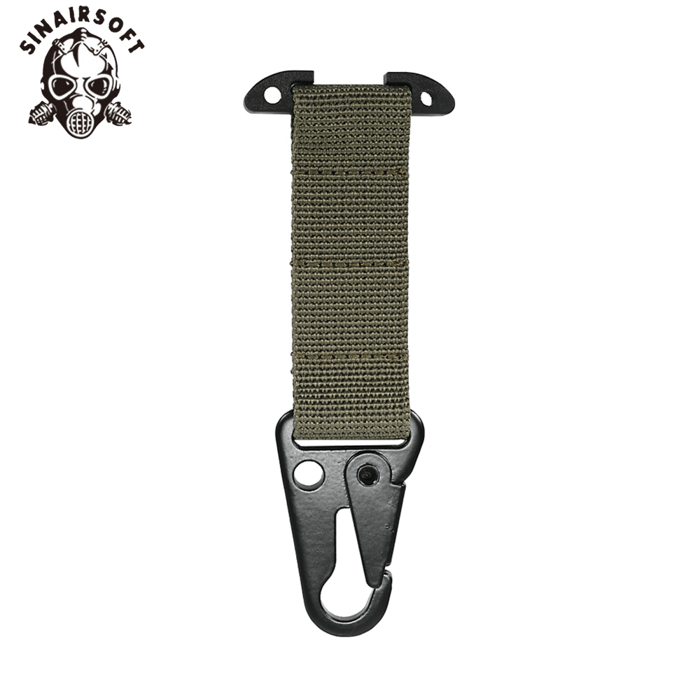 SINAIRSOFT Tactical Hook Hanging Safety Buckle T-shaped MOLLE Ribbon ...