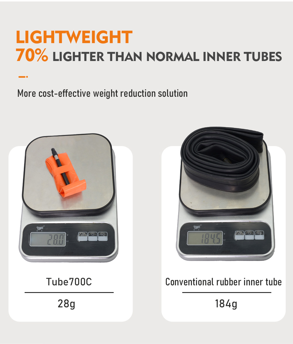 ThinkRider 28g Ultralight Bike Inner Tube 700 x 23 25 28 Road Bicycle ...