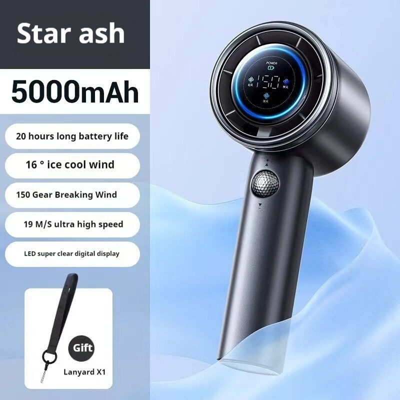 XIAOMI Mini Fan Handheld Fan USB Rechargeable 360° 2000mAh Battery ...