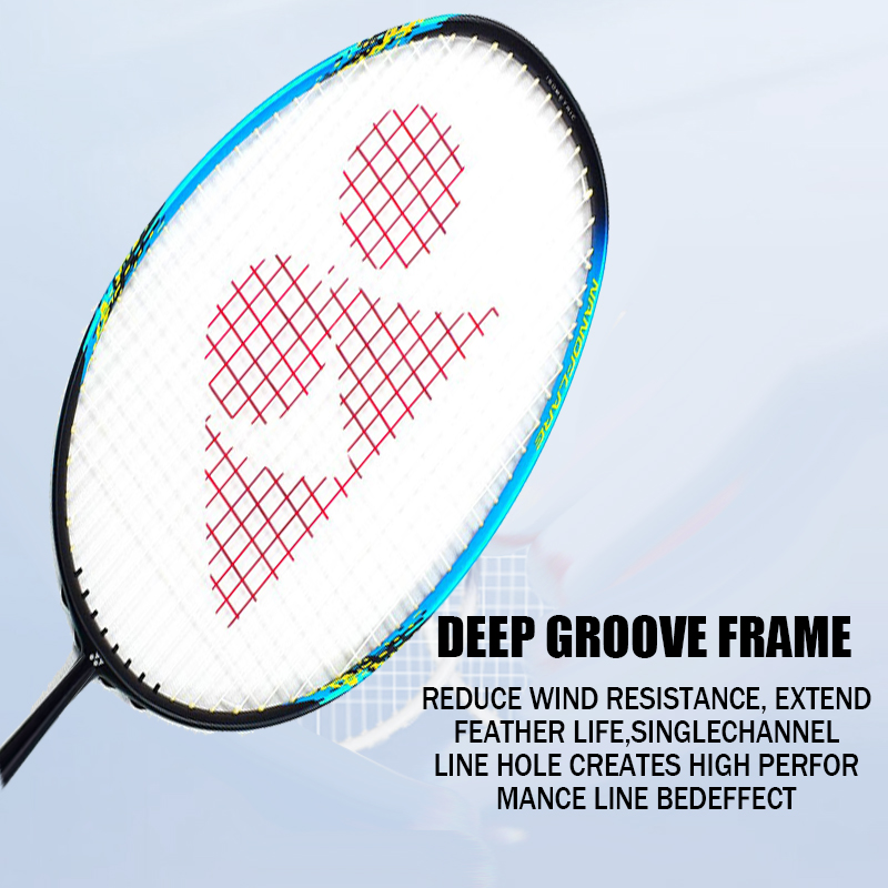 Original NANOFLARE 700 Cyan NF700 Badminton Racket Full Carbon Single 4U 83g Made In Japan ...