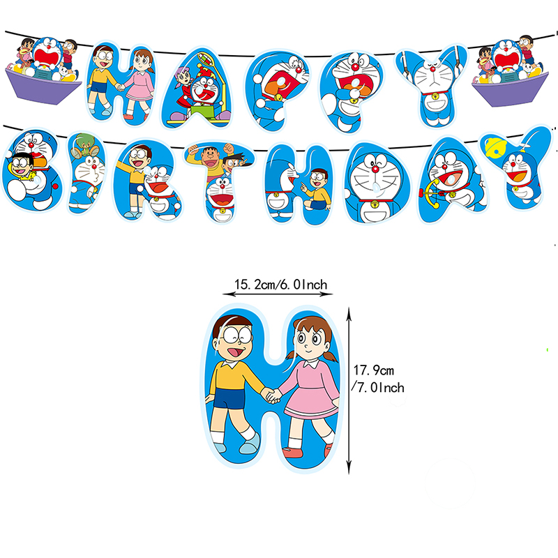 Cartoon Doraemon Dorami Nobita Nobi Shizuka Theme Kids Happy Birthday ...