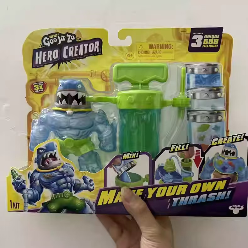 Heroes of Goo Jit Zu Hero Creator Thrash with 3 Unique goo fillings ...