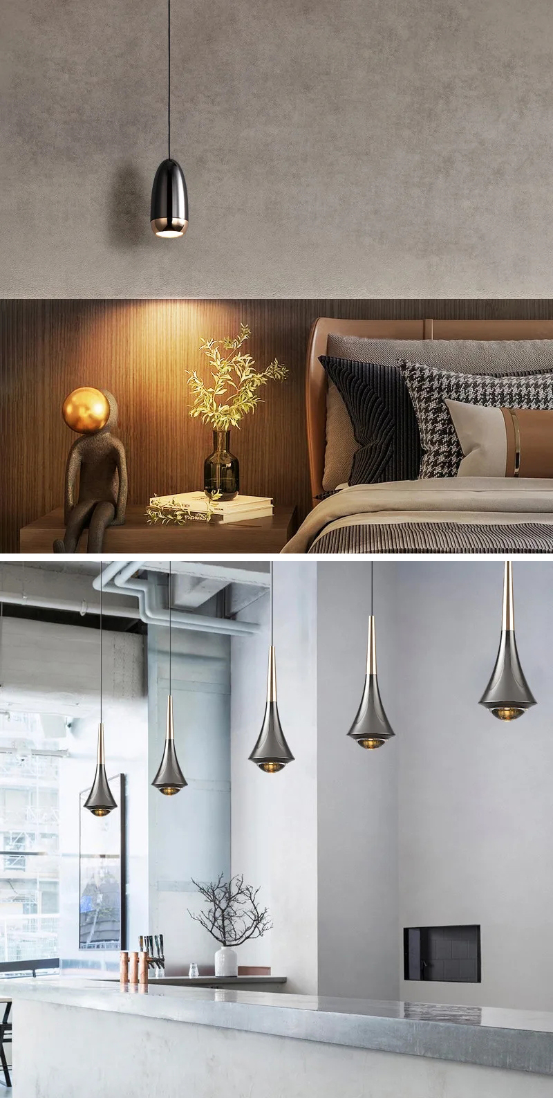 Minimalist Liftable Pendant Light Dining Table Lamp Restaurant Bar ...