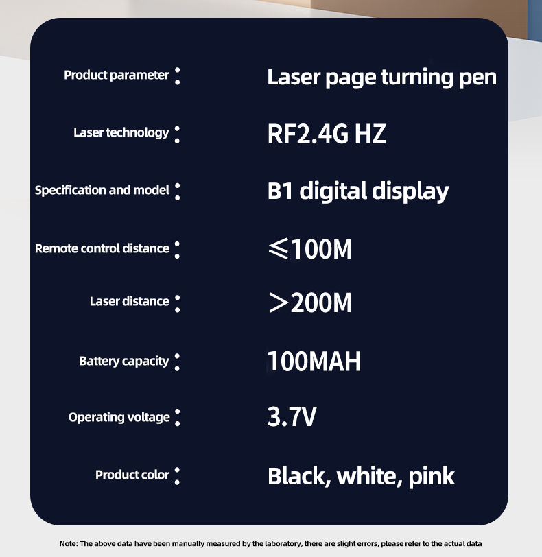 LED digital Wireless Presenter Pen 2.4Ghz USB C Adapter Handheld Remote ...