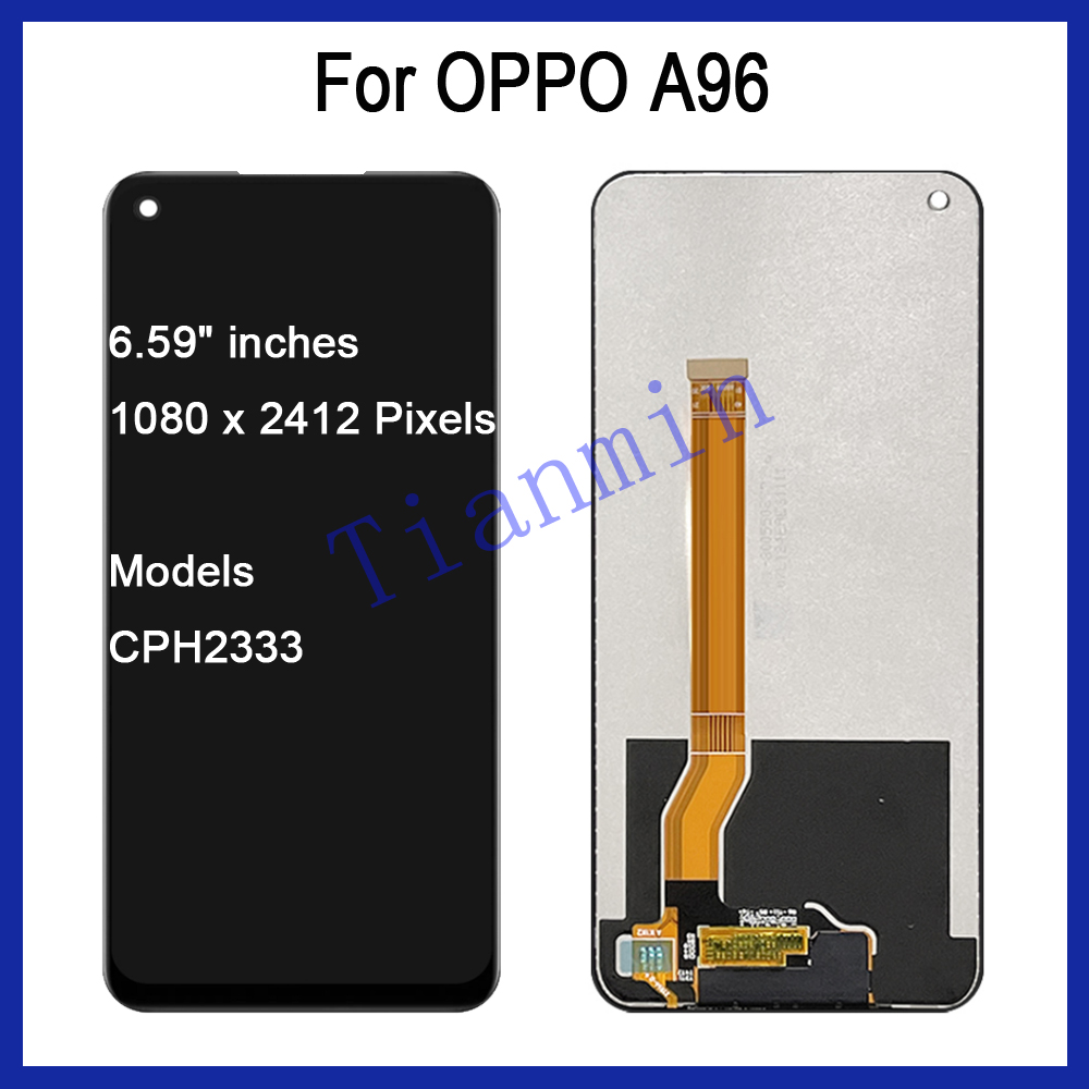 OPPO A56 5G A76 A96 LCD Original Touch Screen Assembly Replacement ...