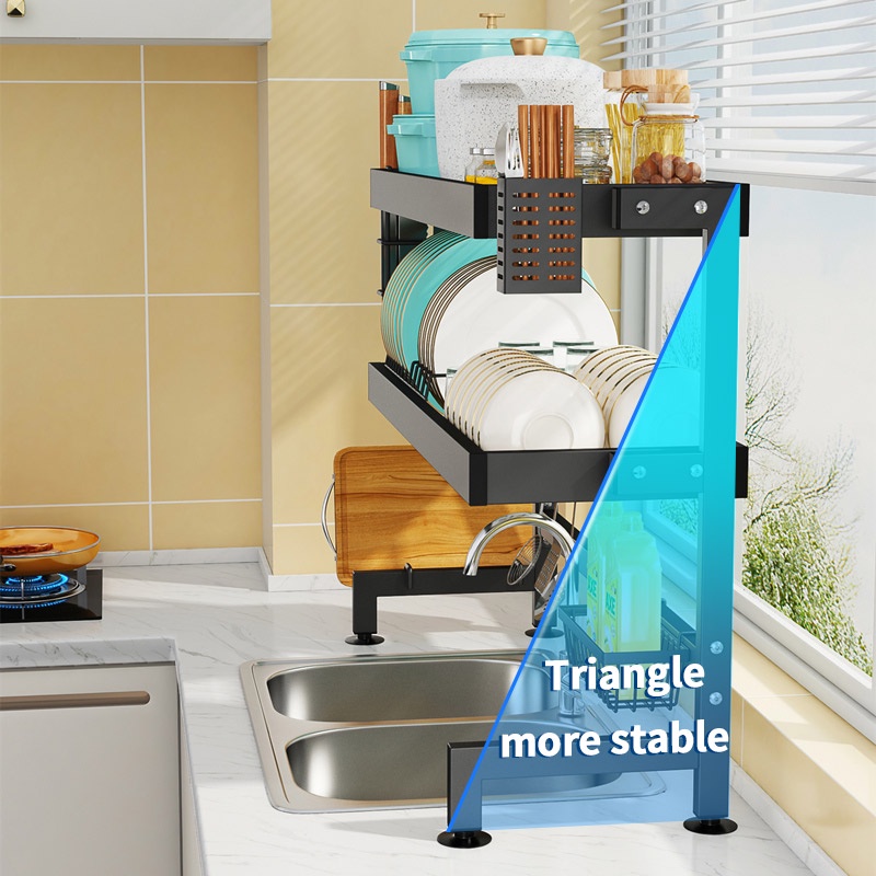 Dish drainer rack Dish rack Sinki dapur Dish rak pinggan Drying Rack ...