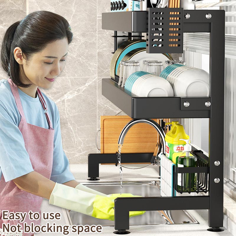 Dish drainer rack Dish rack Sinki dapur Dish rak pinggan Drying Rack ...