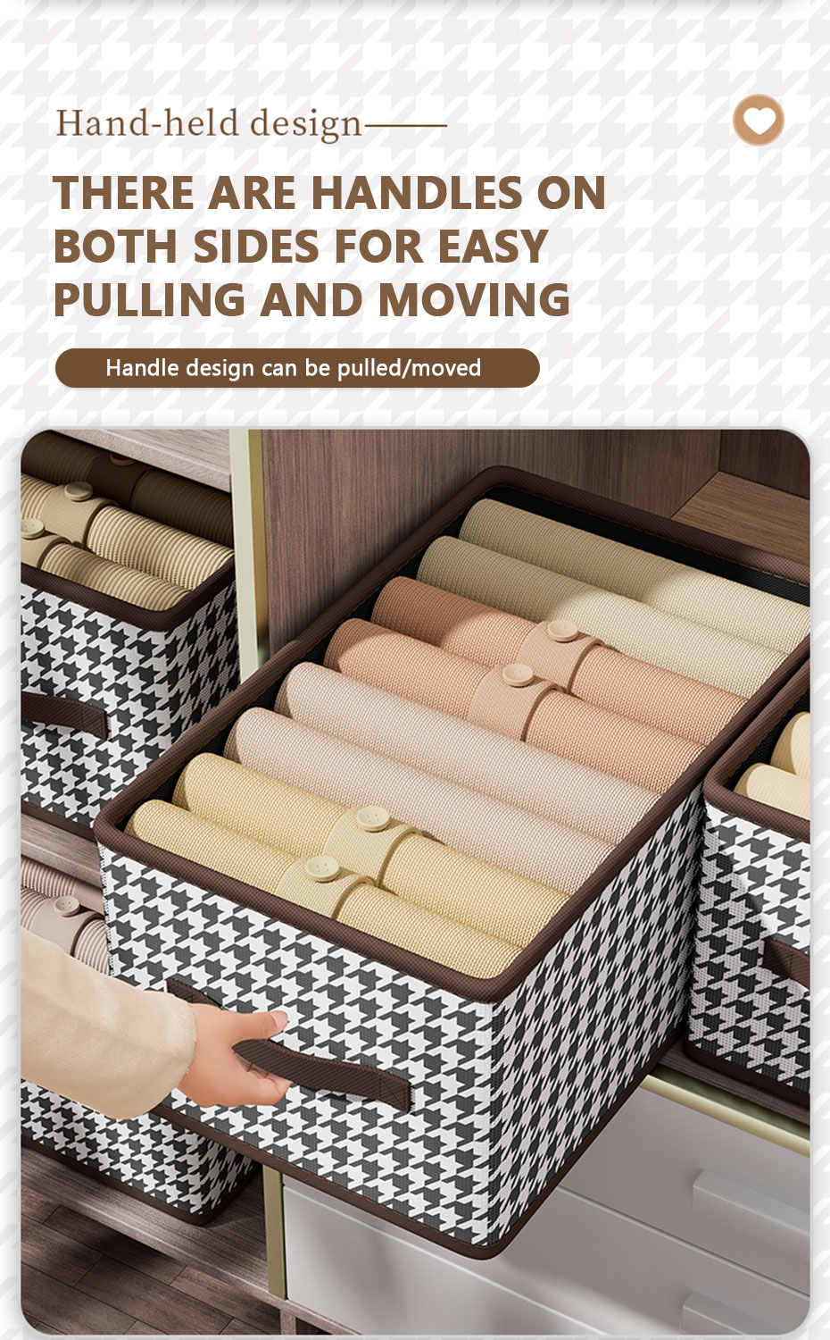 Buy1 Take2 Fabric Clothes Storage Box Clothes Organizer Box Wardrobe ...