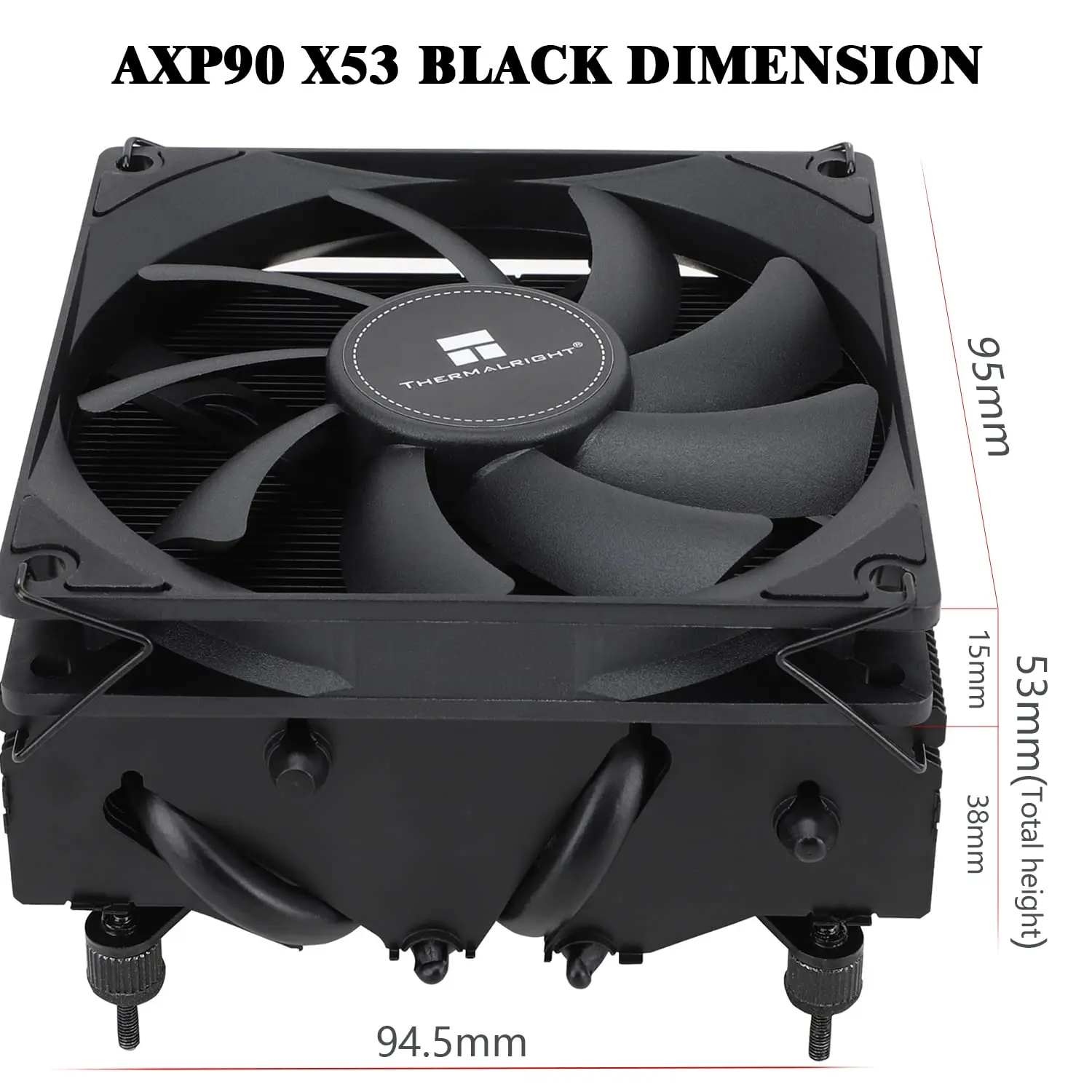Thermalright AXP90-X53 FULL CPU Radiator Low Profile CPU Air Cooler 53mm Slim PWM Fan CPU ...