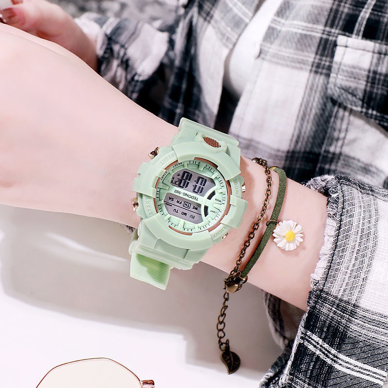 W0095 Korean Macaron Color Waterproof Men's Women's Uni Student Sport ...