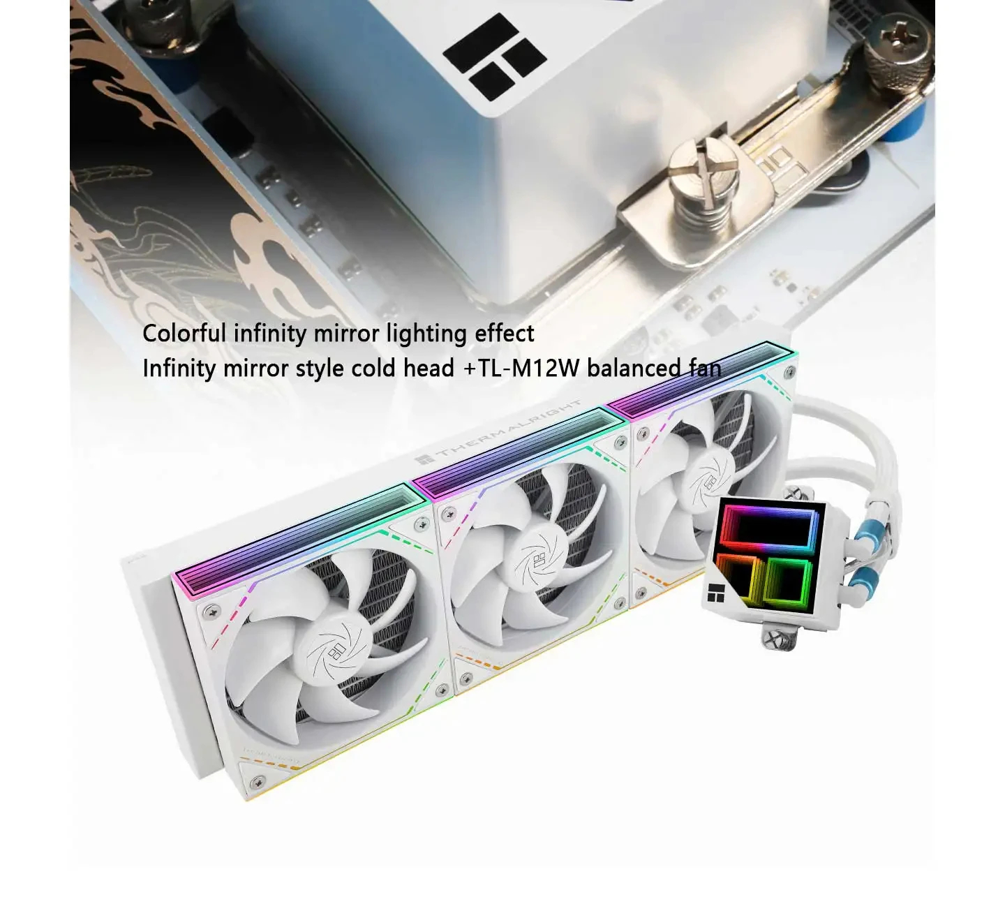Thermalright Frozen Infinity 360 Liquid CPU Cooler PWM Fans with ...