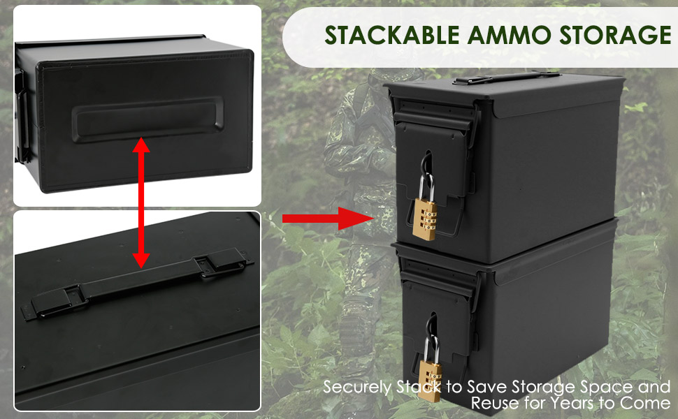 AOLAMEGS Metal Toolbox with Padlock Welding Lock Buckle Hardware Tool ...