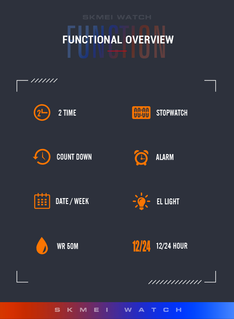 SKMEI Sports Fashion Student Digital Watch jam tangan lelaki | Shopee ...