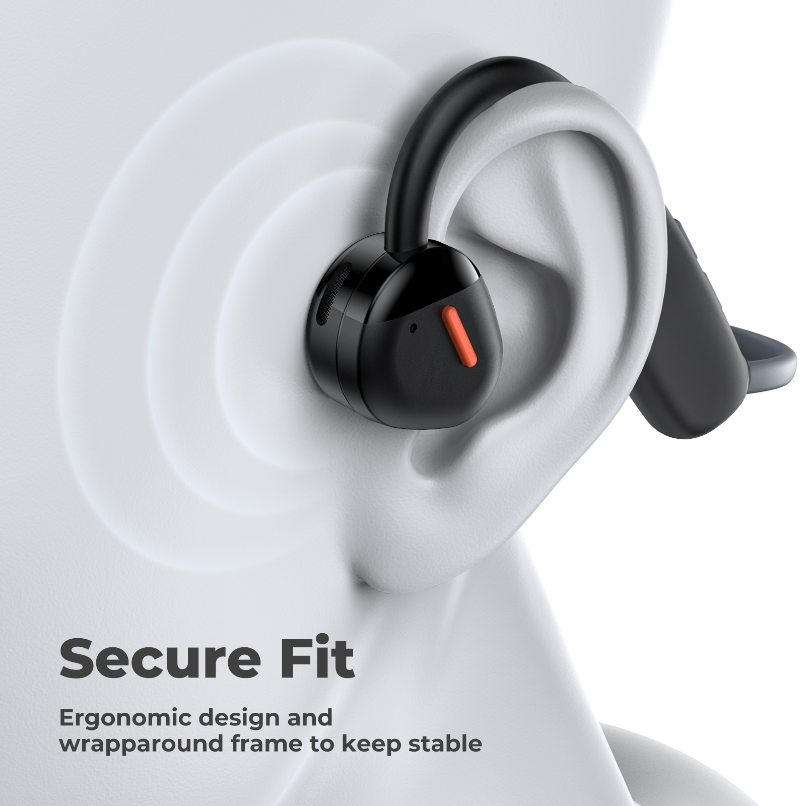 MINISO X60 Wireless Earbuds Bone Conduction Bluetooth 5.4 Sports ...