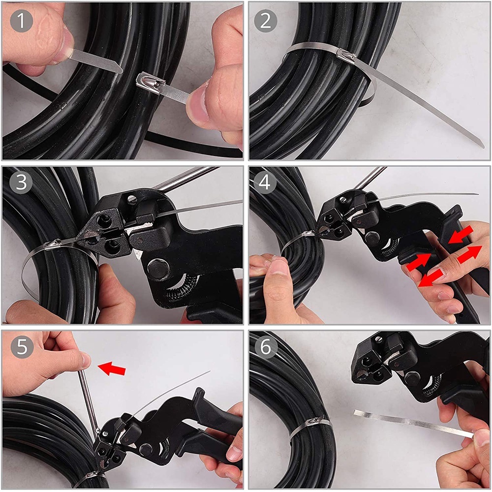 Risin Cable Tie Cutter Tool For Stainless Steel Zip Tie Hand Cable Tie ...