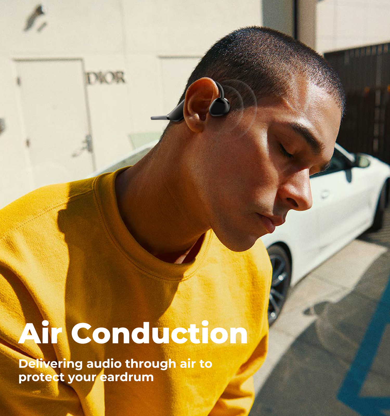 MINISO X60 Wireless Earbuds Bone Conduction Bluetooth 5.4 Sports ...