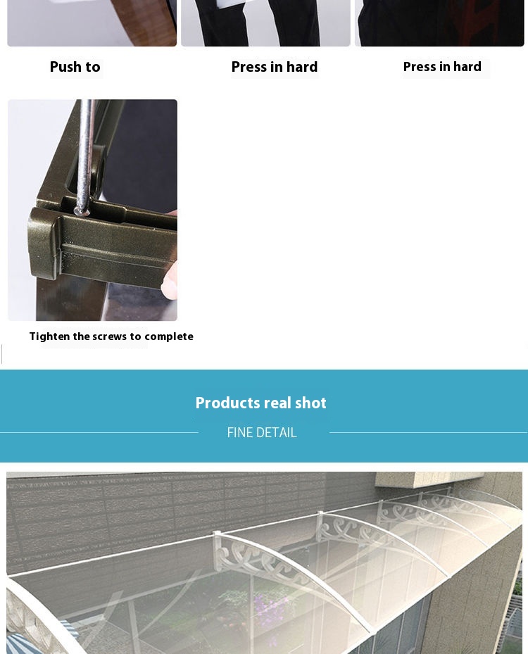 High-end End Endurance Board Canopy Canopy Canopy Awning Awning Sun ...