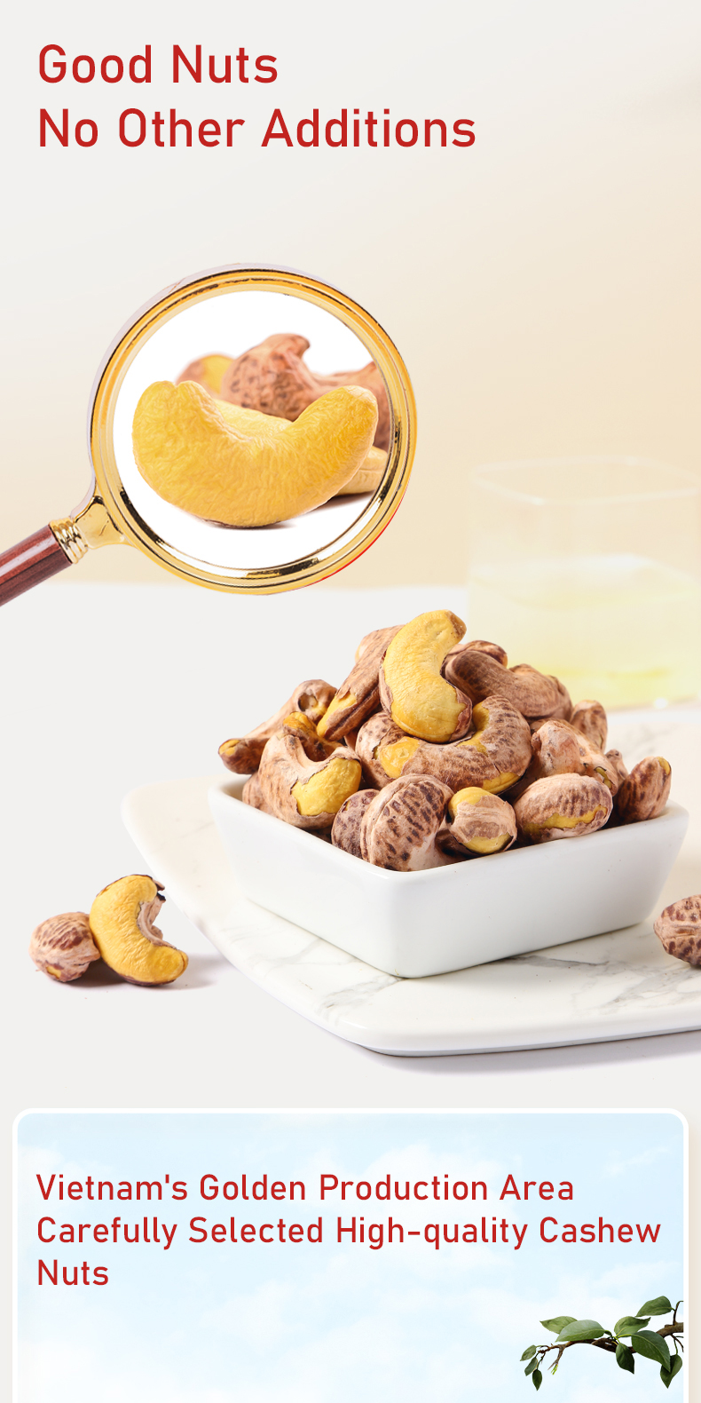 【Halal】Three Squirrels Purple Cashews 三只松鼠量贩紫皮腰果 特大坚果 含盐 (500g ...