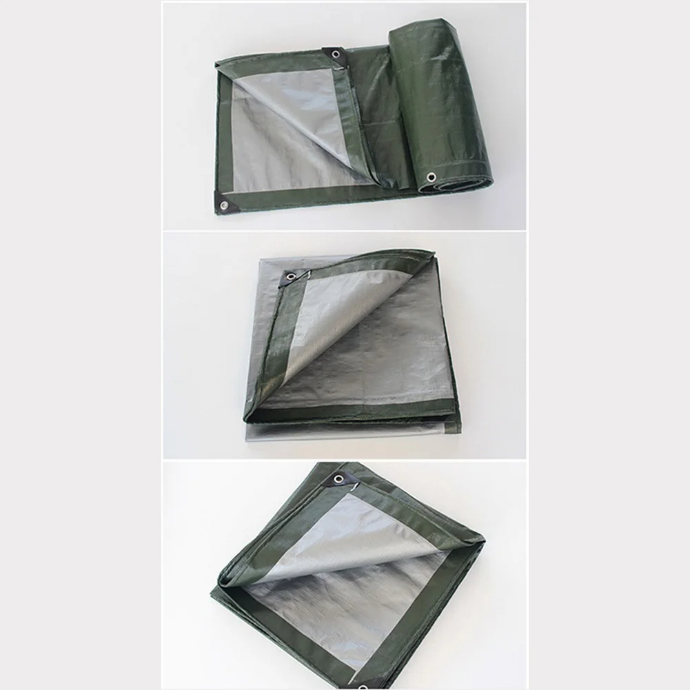 Green Waterproof Canvas Tarpaulin (1x Twice Thicker Than Normal ...