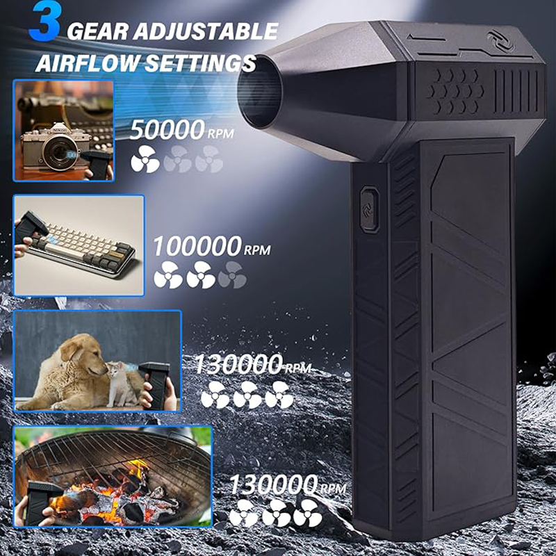 【MY STOCK】Mini Turbocharged Fan 130000 RPM Turboblower Jet Fan Violent ...