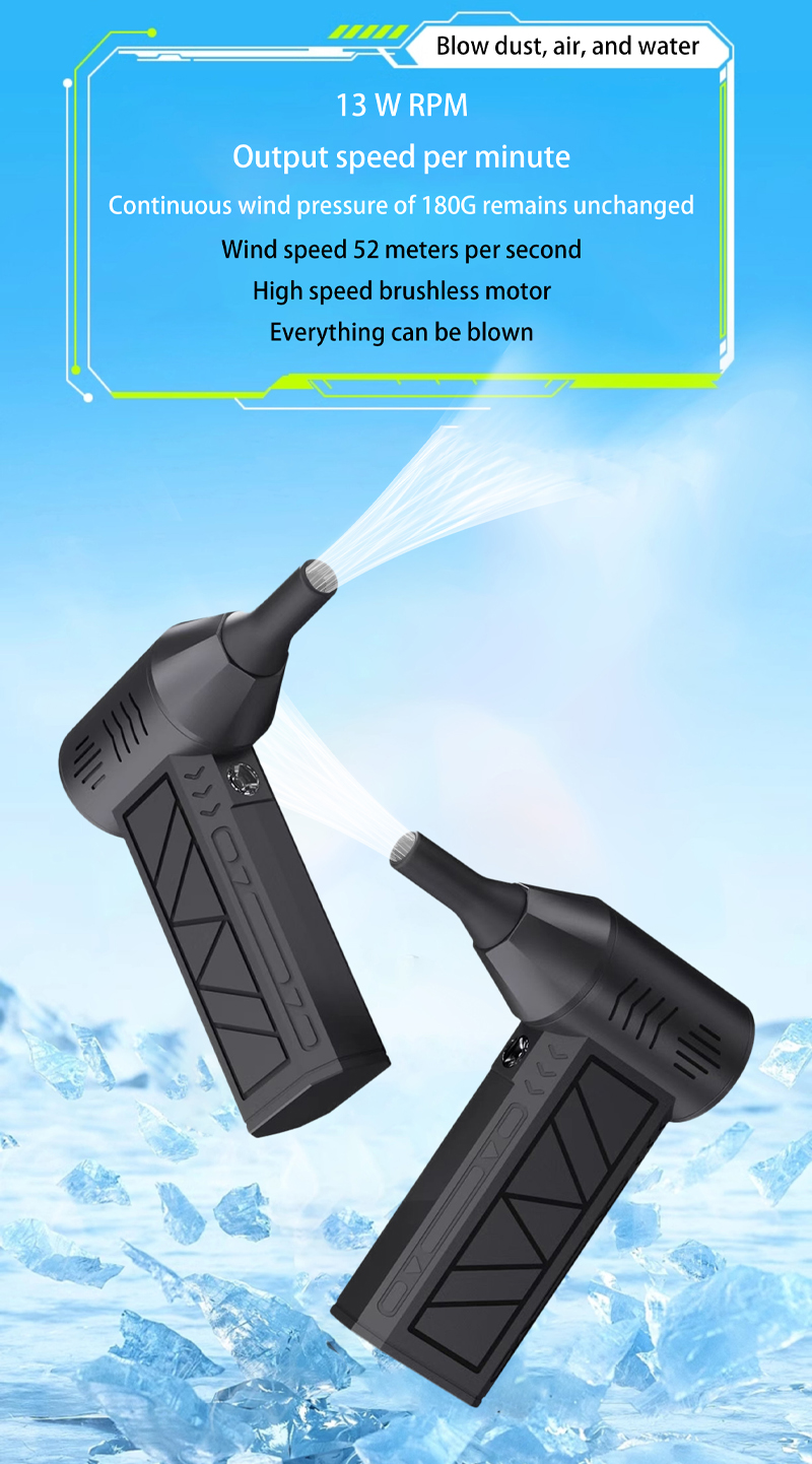 【MY STOCK】Mini Turbocharged Fan 130000 RPM Turboblower Jet Fan Violent ...