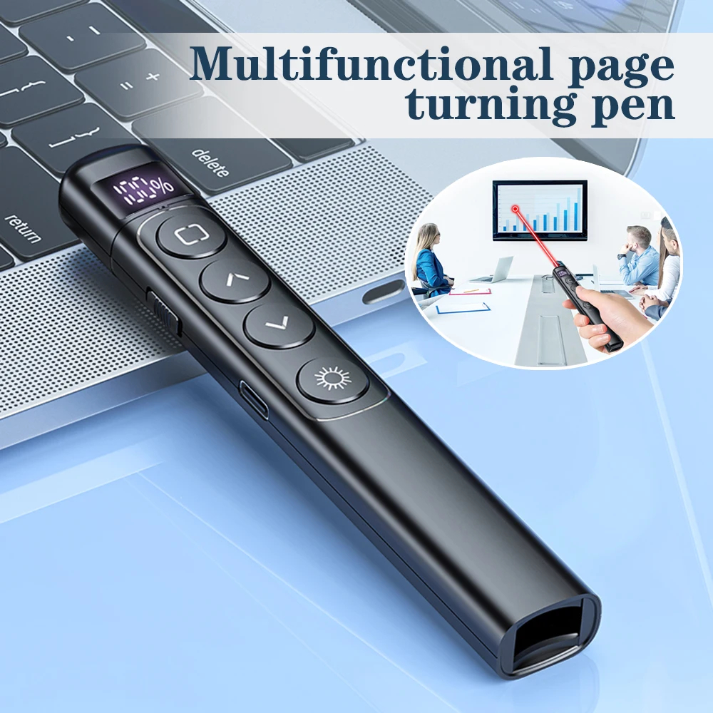 Presentation Clicker 2.4GHz Wireless Presenter Remote PPT Clicker for ... Presentation Clicker 2.4GHz Wireless Presenter Remote PPT Clicker for ...