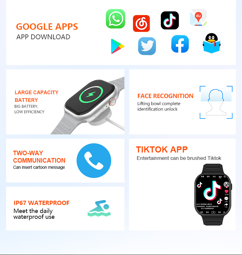 XIAOM1 2025 5G SIM Card 4G High Students Android Smart Watch Google Play AMOLED Call GPS HD ...