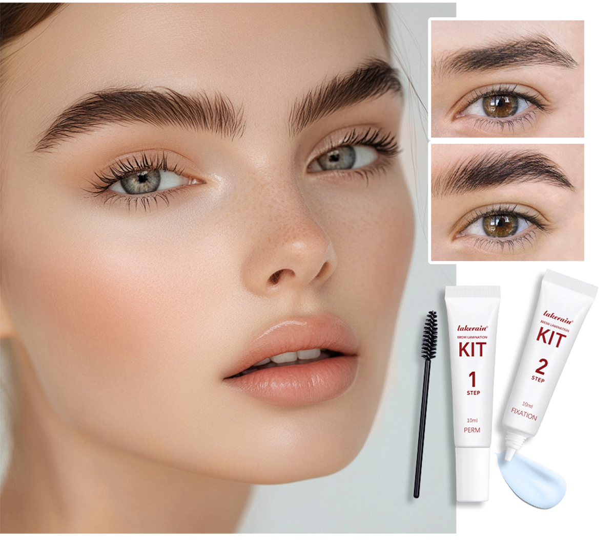 2-in-1 Professional Brow & Lash Lamination Kit | All-in-1 Lift, Perm ...