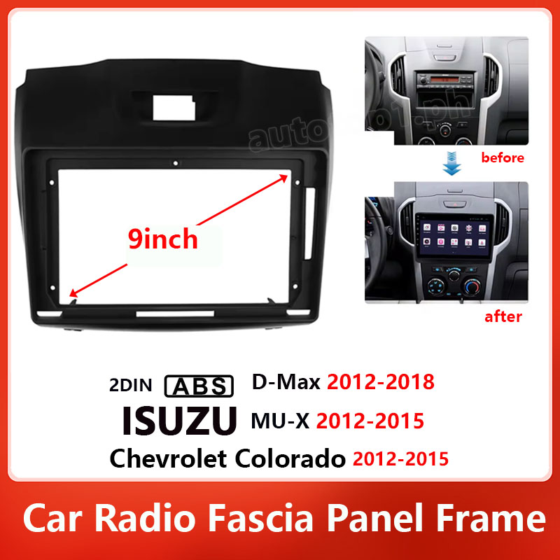 9 inch Double Din Radio Stereo Face Facia Fascia Panel Frame For ISUZU ...