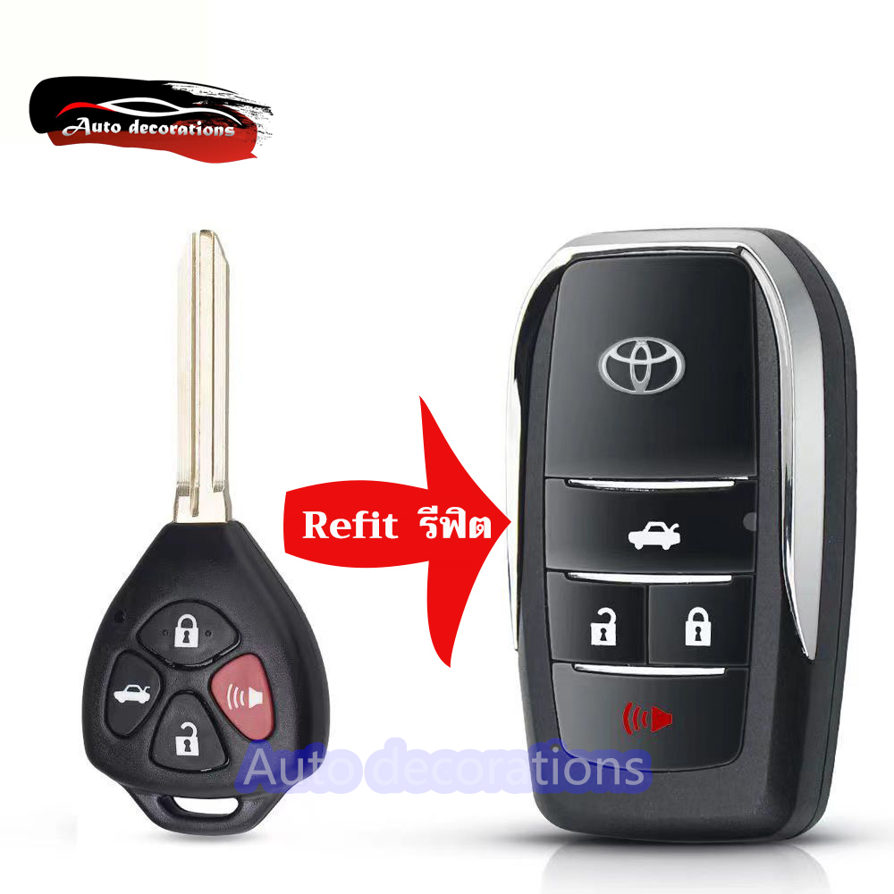 Toyota Modified foldable car key Toyota Hilux yaris vios Vitz vigo ...
