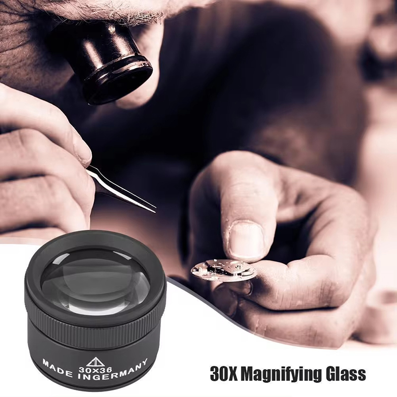 KIPRUN Magnifying Glass, 30X 36mm HD Magnifying Glass, Optical Glass ...