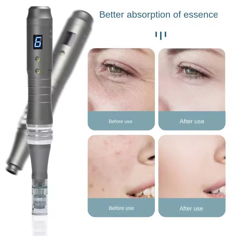 Wireless Dr Pen M8 Microneedle Derma Pen with 22Pcs Needle Cartidges ...