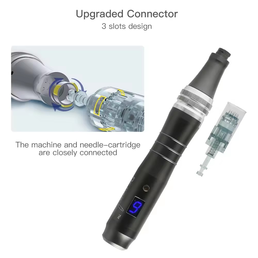 Wireless Dr Pen M8 Microneedle Derma Pen with 22Pcs Needle Cartidges Skin Whitening Therapy ...