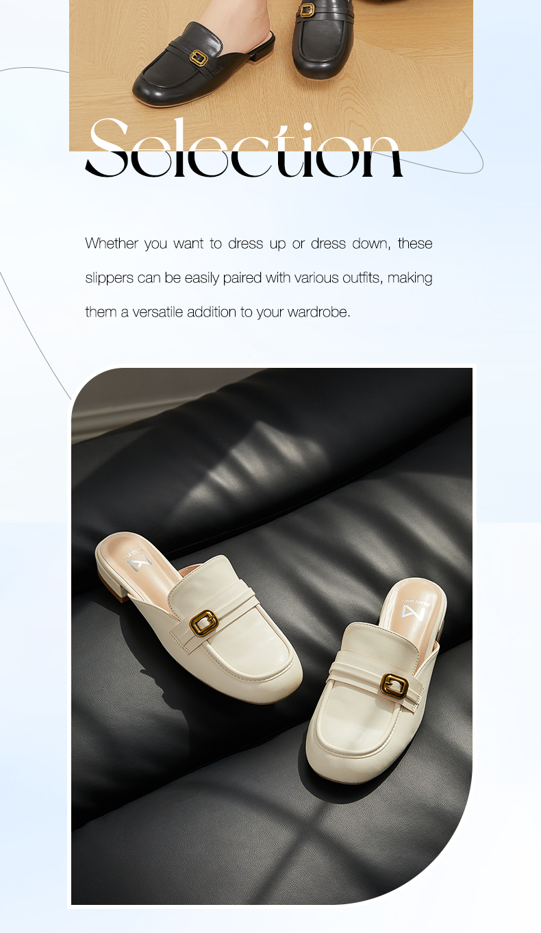 Paris Zoey Kasut Mules Faithe Wanita - Simple Shoe for Women and Girls ...