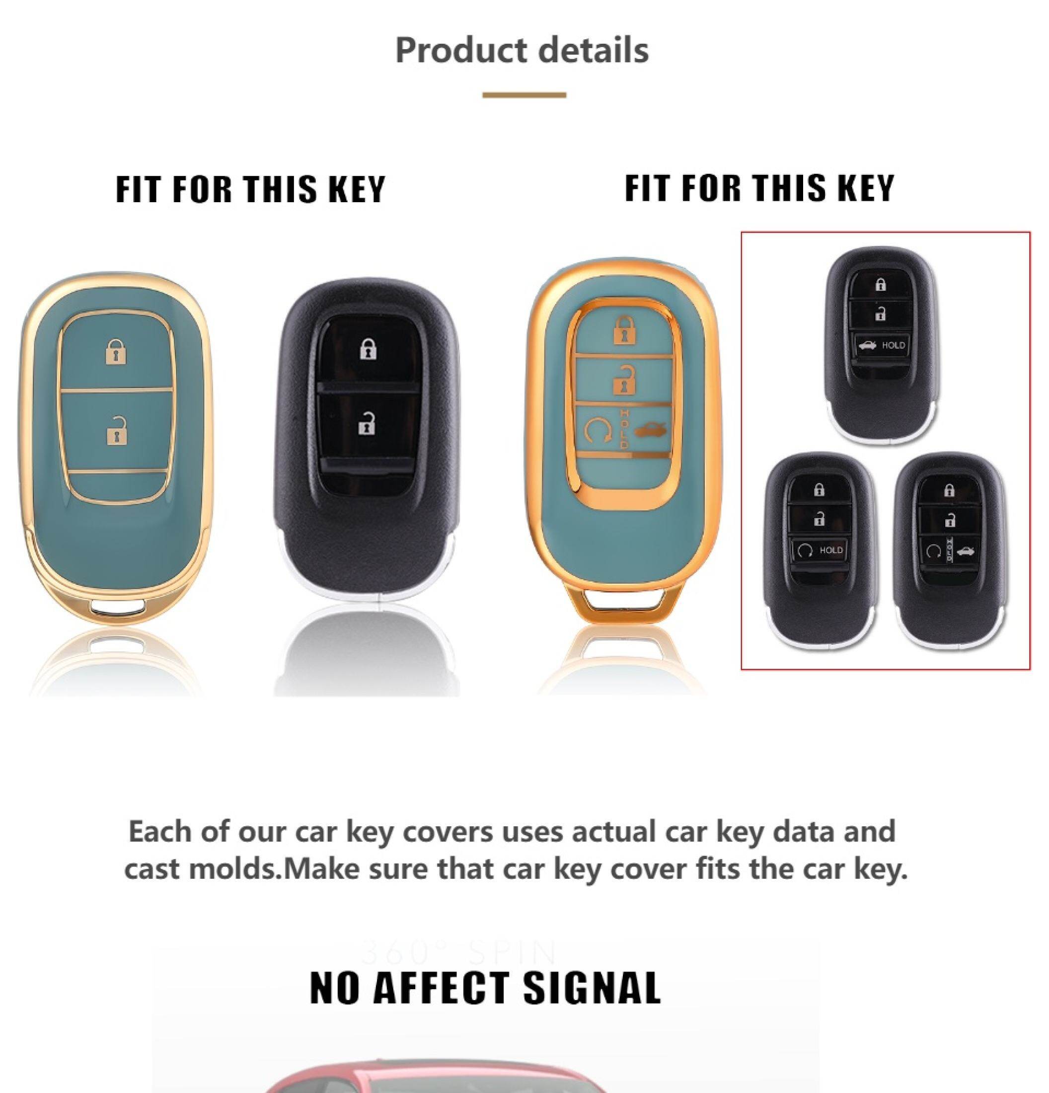 OFF WE GO Honda All-New HRV / Civic FE RS 2022-2023 Keyless Remote ...