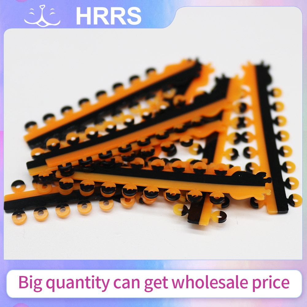 【Limited】[Two Tone]320Pcs/Box Dental Dual Color Elastic Ligature Ties ...