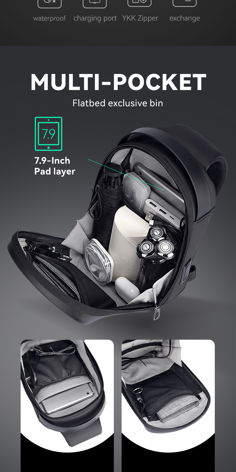 MARK RYDEN Crossbody bag Men Travel EDC Sling Bag | Shopee Malaysia