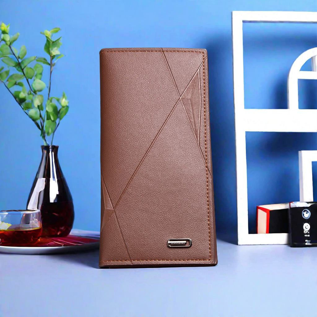 New Men's Wallet Men's Long Wallet Men's Youth Thin Soft Wallet Multi ...