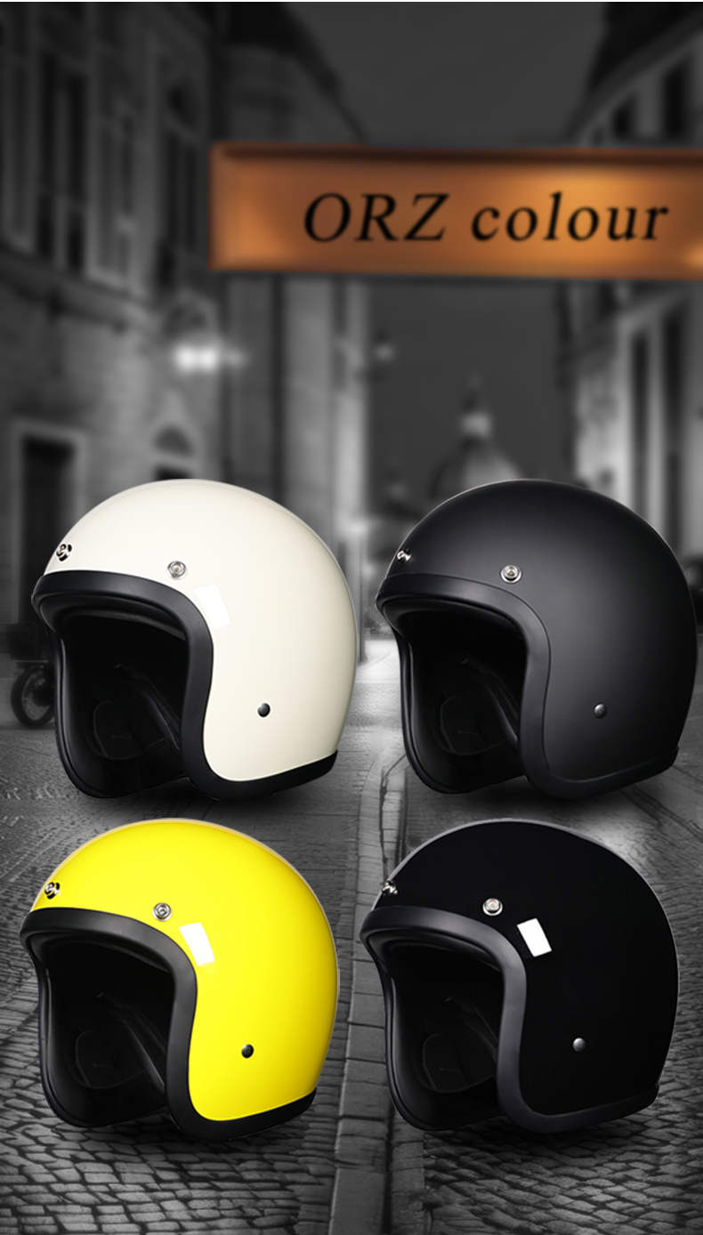 500TX Helmet Japan 3/4 Open Face Helmet FRP Harley Retro Helmet ...