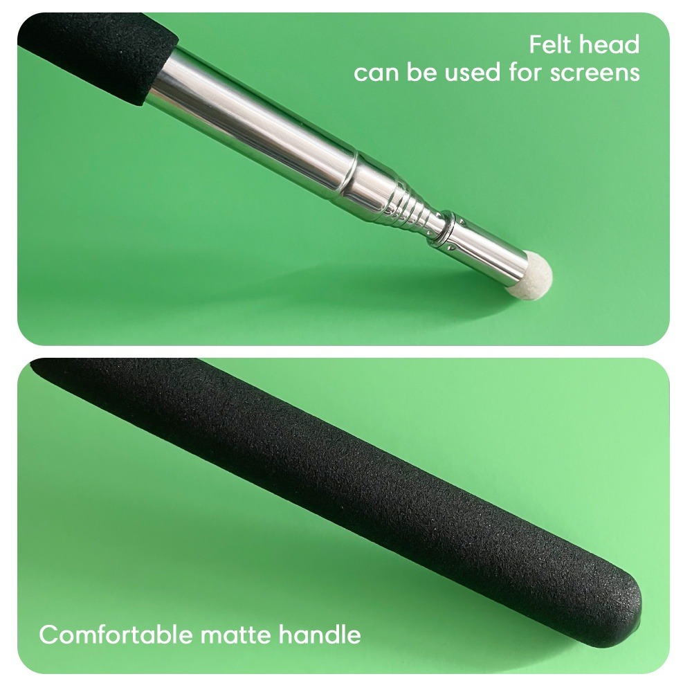 1Pcs Stainless Steel Extendable Hand Pointer Presenter Classroom ...
